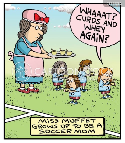 Little Miss Muffit Cartoons and Comics - funny pictures from CartoonStock