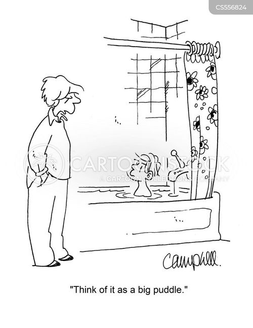 Puddle Cartoons and Comics - funny pictures from CartoonStock