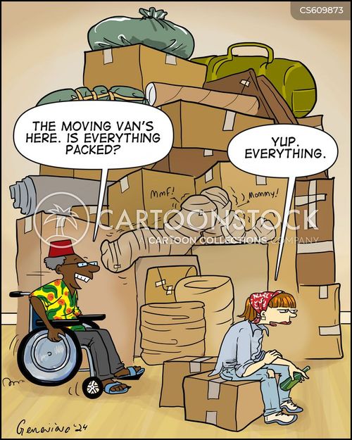 Packing Challenges Cartoons and Comics - funny pictures from CartoonStock