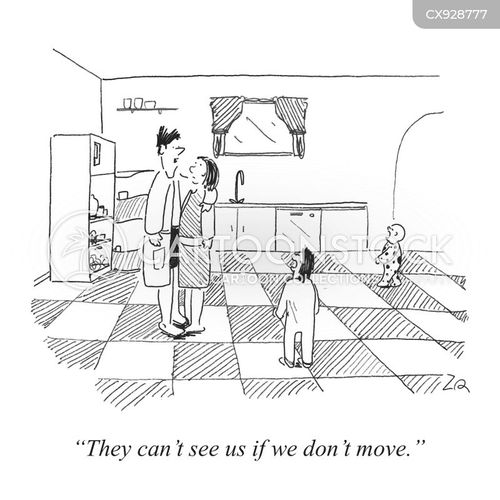 Imperceptibility Cartoons and Comics - funny pictures from CartoonStock