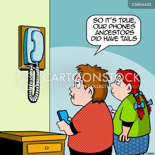 Corded Phone Cartoons and Comics - funny pictures from CartoonStock