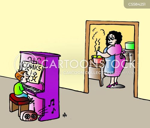 Music Practice Cartoons and Comics - funny pictures from CartoonStock