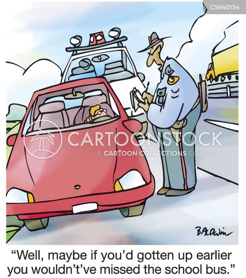 Missed Bus Cartoons and Comics - funny pictures from CartoonStock