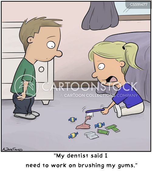 Brushing Teeth Cartoons and Comics - funny pictures from CartoonStock