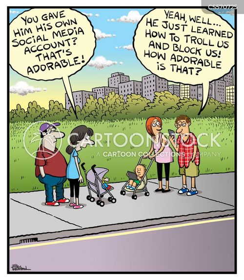 Child Social Media Cartoons and Comics - funny pictures from CartoonStock