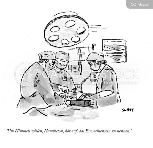 Cartoons und Karikaturen mit Op