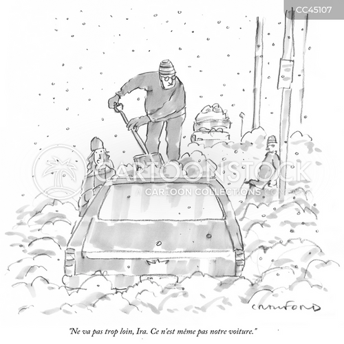 Dessins humoristique et caricaturés avec Chasse-neige