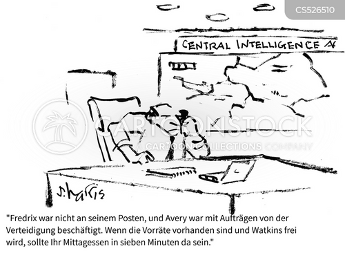 Cartoons und Karikaturen mit Cia Agent
