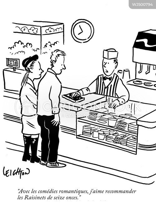 Dessins humoristique et caricaturés avec Collations De Cinéma