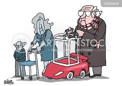 Walking Aid Cartoons and Comics - funny pictures from CartoonStock