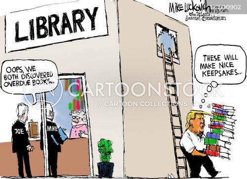 Overdue Books Cartoons and Comics - funny pictures from CartoonStock