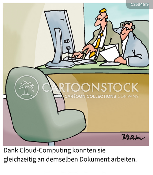 Cartoons und Karikaturen mit Cloud Computing