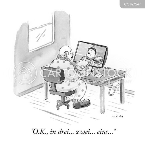 Cartoons und Karikaturen mit Schutz In Der Wohnung