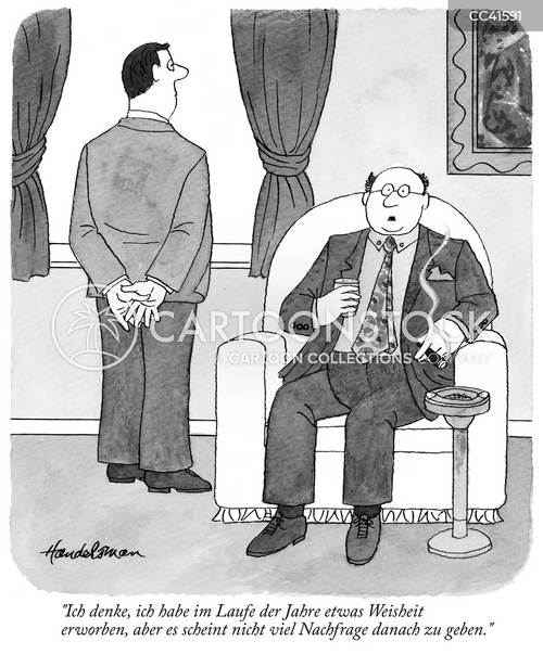 Cartoons und Karikaturen mit Gentlemen's Clubs