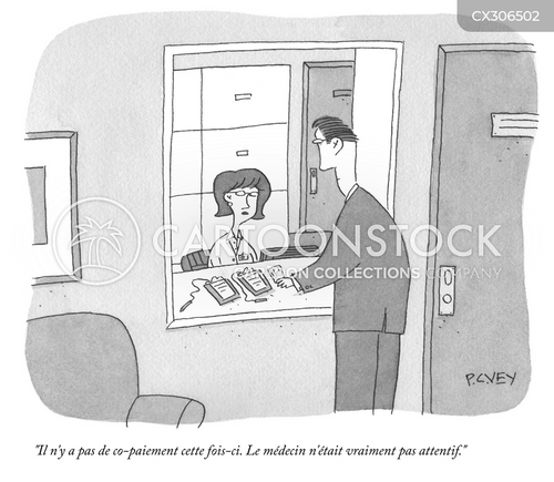 Dessins humoristique et caricaturés avec Plan De Paiement Médical