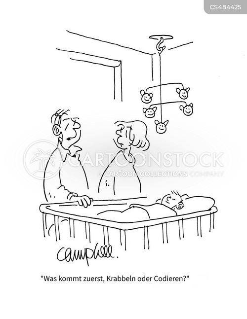 Cartoons und Karikaturen mit Bordstein Kriechen