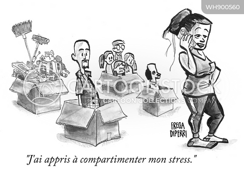 Dessins humoristique et caricaturés avec Niveau De Stress