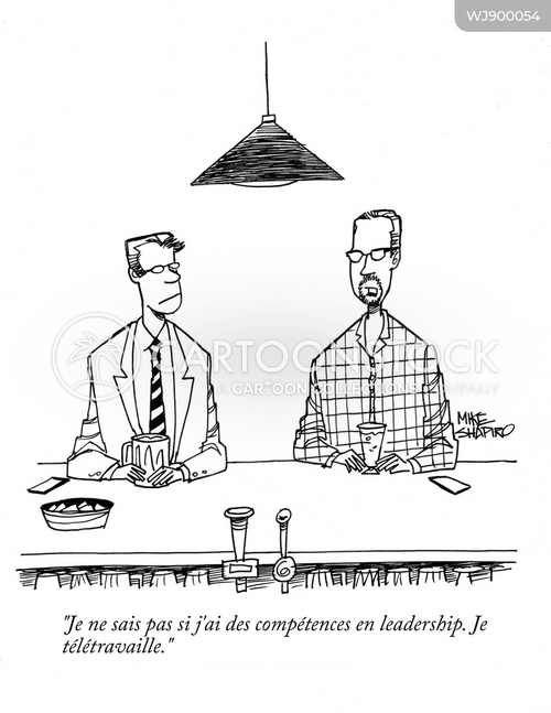 Dessins humoristique et caricaturés avec Leadership Traditionnel