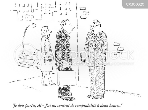 Dessins humoristique et caricaturés avec Normes Comptables