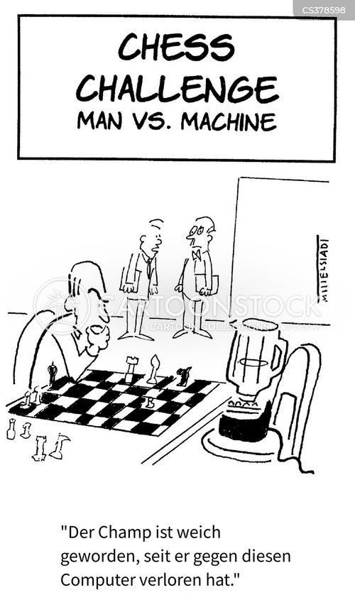 Cartoons und Karikaturen mit Gaming-champion