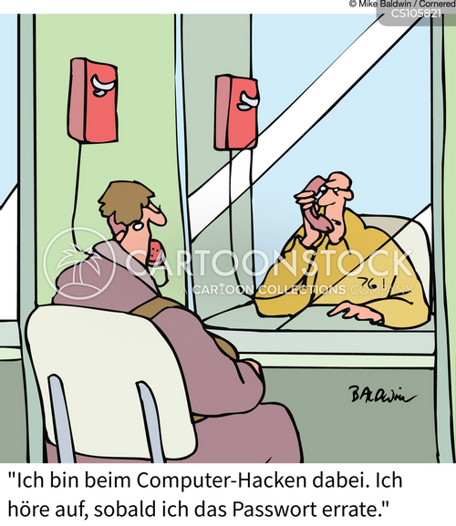 Cartoons und Karikaturen mit Knackt Den Code