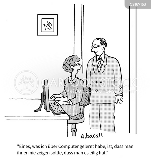 Cartoons und Karikaturen mit Computertipps