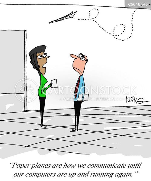 Paper Crane Cartoons and Comics - funny pictures from CartoonStock