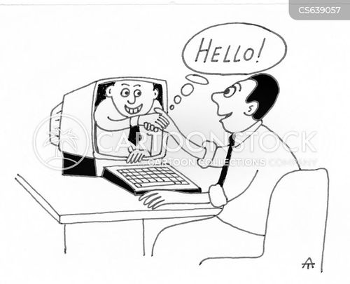 Hello Cartoons and Comics - funny pictures from CartoonStock