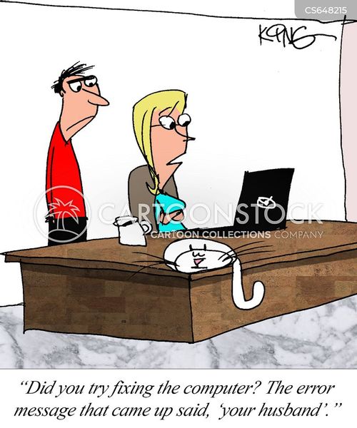 Error Cartoons and Comics - funny pictures from CartoonStock