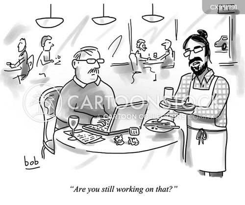 Working On That Cartoons and Comics - funny pictures from CartoonStock