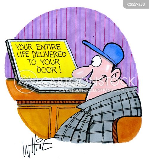 Online Warehouses Cartoons and Comics - funny pictures from CartoonStock