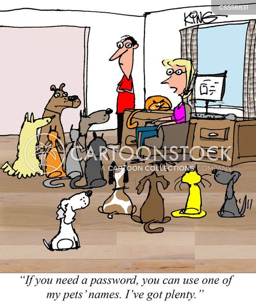 Secure Password Cartoons and Comics - funny pictures from CartoonStock
