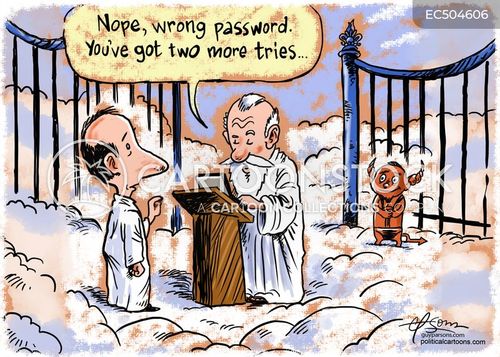 Passkey Cartoons and Comics - funny pictures from CartoonStock