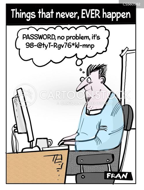 Memorable Passwords Cartoons And Comics Funny Pictures From Cartoonstock