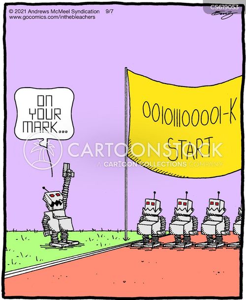 Cyborg Cartoons and Comics - funny pictures from CartoonStock