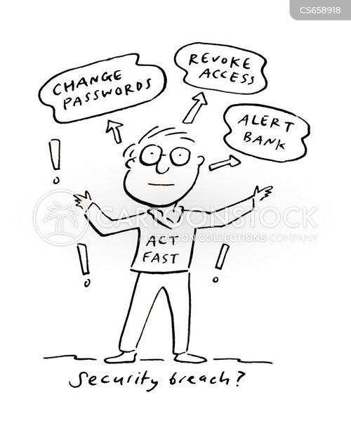 Security Breach Cartoons and Comics - funny pictures from CartoonStock