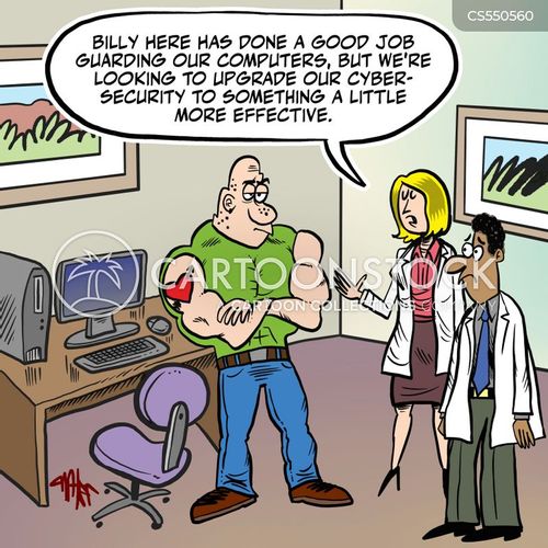 Cybersecurity Cartoons and Comics - funny pictures from CartoonStock