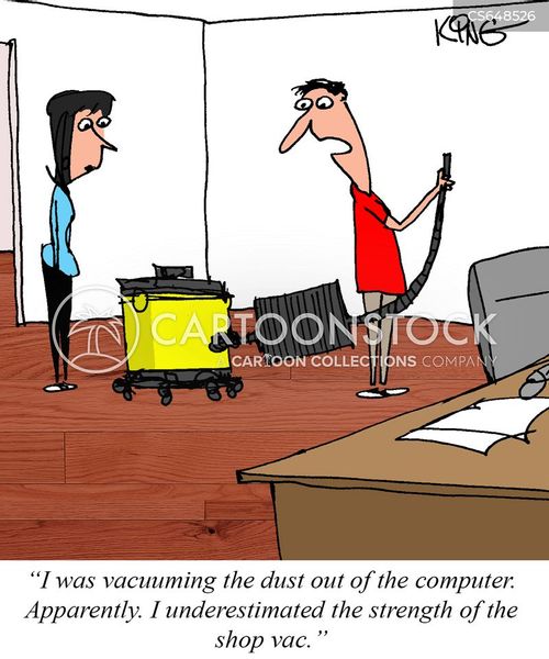 Vacuum Disaster Cartoons and Comics - funny pictures from CartoonStock
