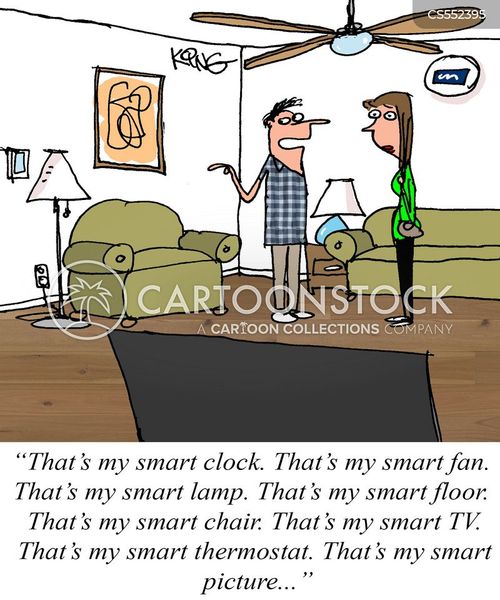 Smart Home Cartoons and Comics - funny pictures from CartoonStock