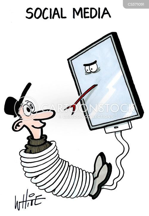 Social Media Cartoons and Comics - funny pictures from CartoonStock