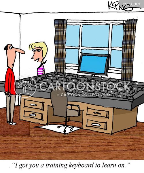 Computer Keyboard Cartoons and Comics - funny pictures from CartoonStock