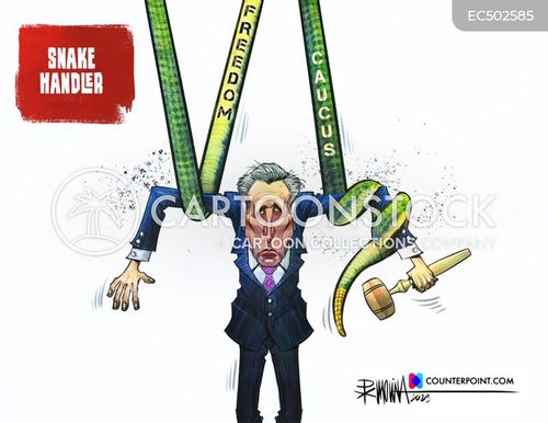 Snake Handler Cartoons and Comics - funny pictures from CartoonStock