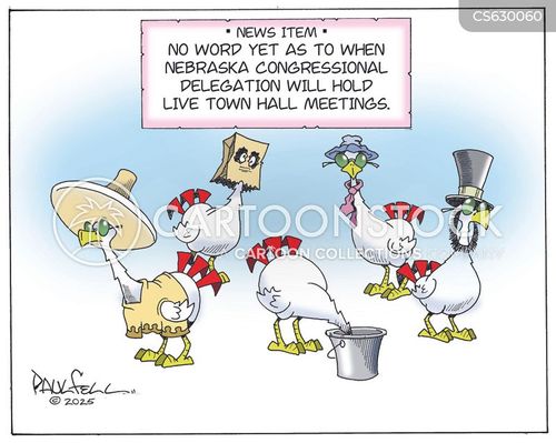 Town Hall Meetings Cartoons and Comics - funny pictures from CartoonStock