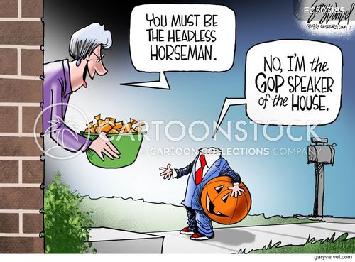 Halloween Chaos Cartoons and Comics - funny pictures from CartoonStock