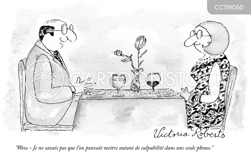 Dessins humoristique et caricaturés avec Manipulations Culpabilisantes