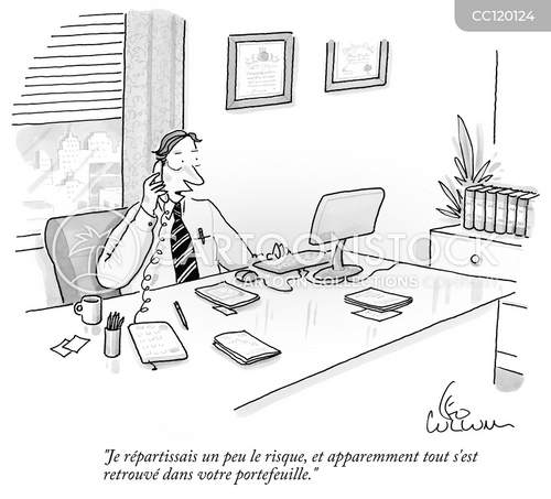 Dessins humoristique et caricaturés avec Portefeuille De Designer