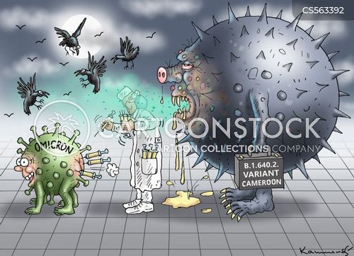 Coronavirus Variant Cartoons and Comics - funny pictures from CartoonStock