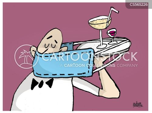 Nude Waiter Cartoons and Comics - funny pictures from CartoonStock