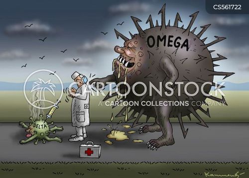 Omega Variant Cartoons and Comics - funny pictures from CartoonStock