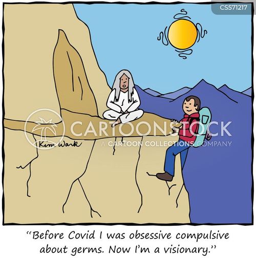 Obsessive Compulsion Cartoons and Comics - funny pictures from CartoonStock